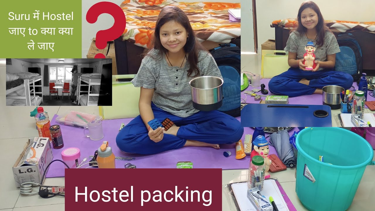 Hostel packing list| Things to pack for hostel| hostel essentials ...