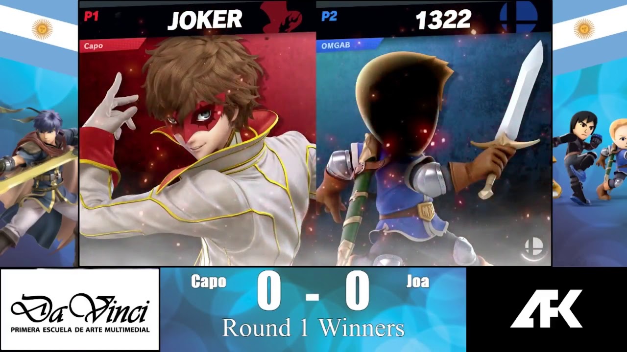 Capo (Ike/Joker) vs Joa (Mii Swordfighter) (Winners Round 1) | BIT BANG ...