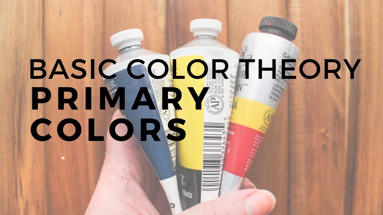 BASIC COLOR THEROY // Primary Colors & Acrylic Paints - YouTube