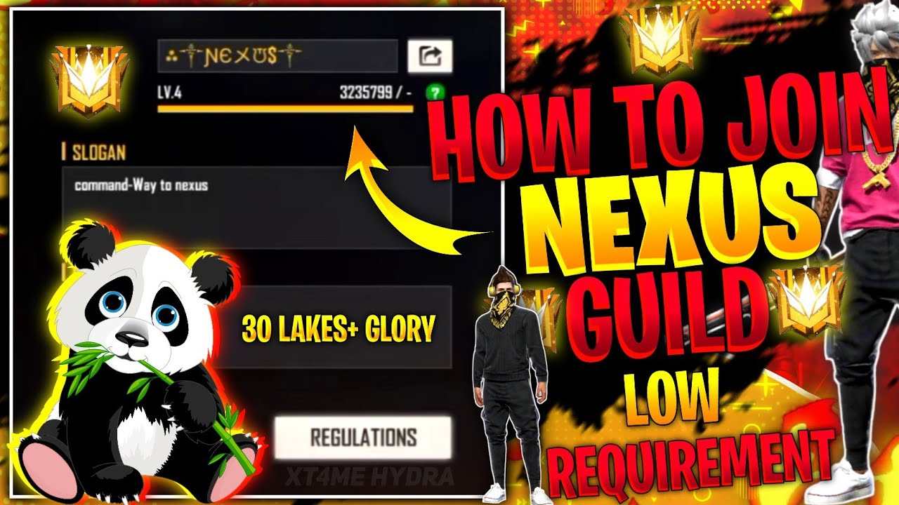 How To Join "NEXUS" Guild In Free fire || Best Guild With Low ...