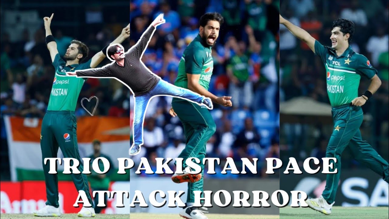 Trio Quality Fast Bowling Pakistan Vs India | Shaheen Naseem Haris U ...