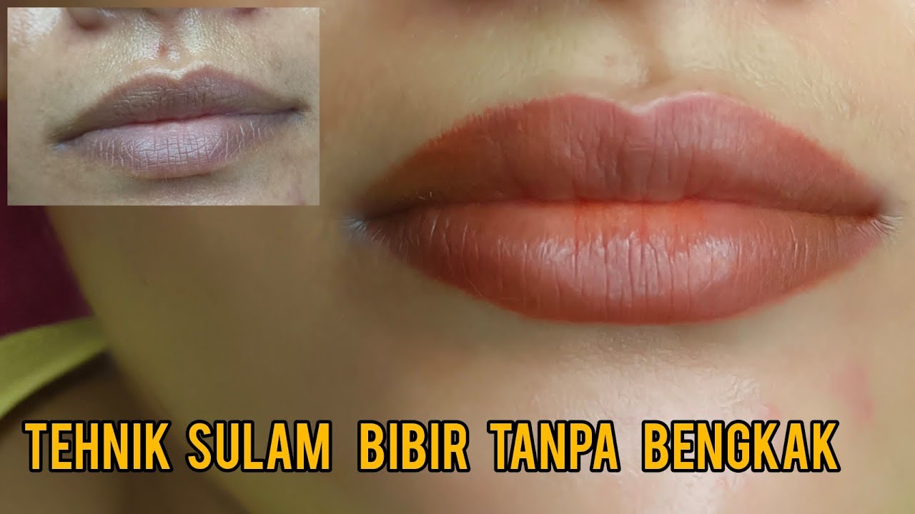 Menetralkan Bibir Hitam||Sulam Bibir||Lipblush - YouTube