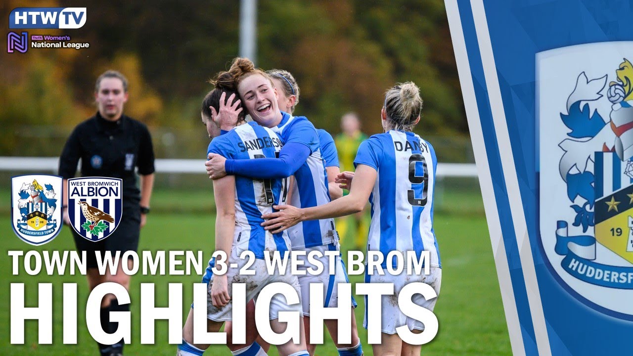 ⚽ HIGHLIGHTS | Huddersfield Town Women 3-2 West Brom Women - YouTube