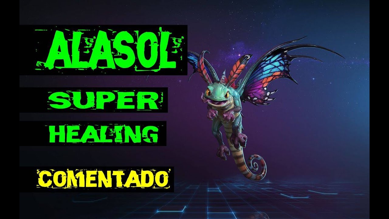Heroes of the Storm Alasol super Healing - YouTube