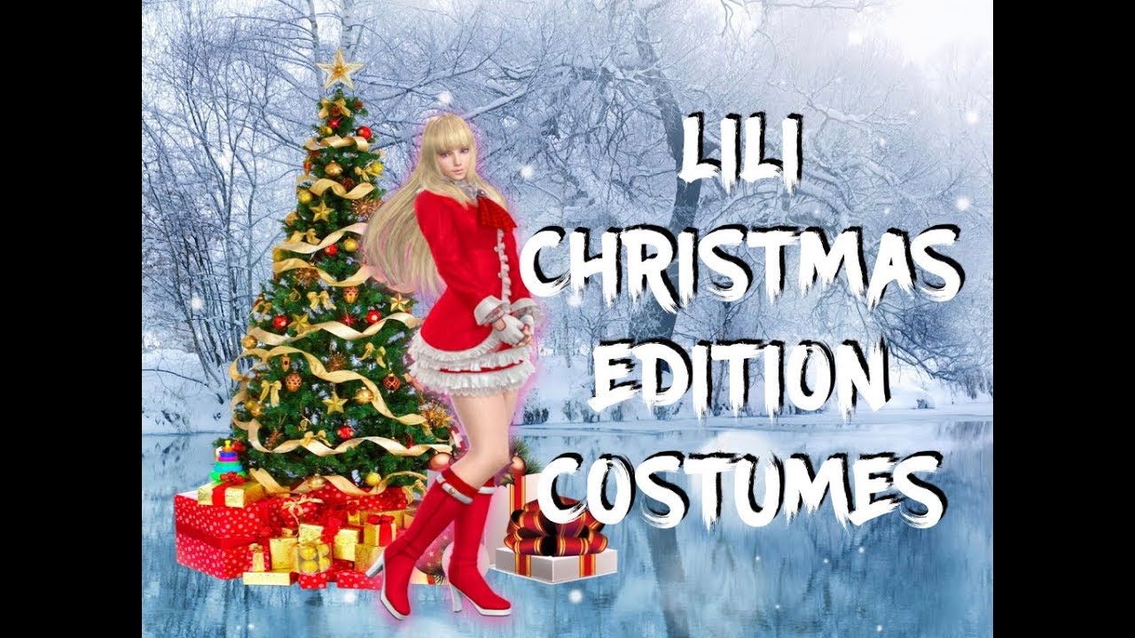 Tekken 7 : Lili Christmas Edition Costumes - YouTube