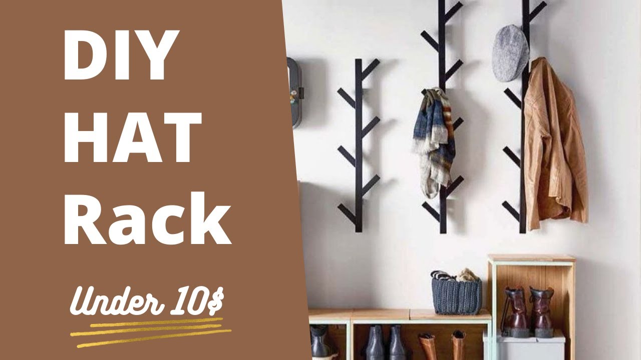 How to Make a DIY Hat Rack - DIY Wooden Project - YouTube