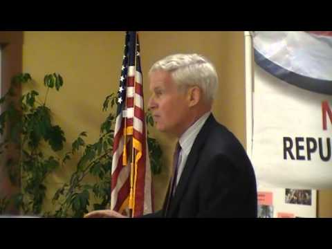 Mark Everson, Presidential Candidate, Mark Everson greets residents in New Boston NH 1 Oct 2015 ...