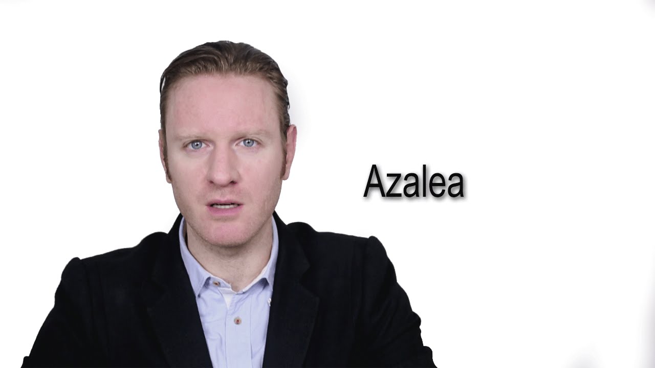 Azalea - Meaning | Pronunciation || Word Wor(l)d - Audio Video ...