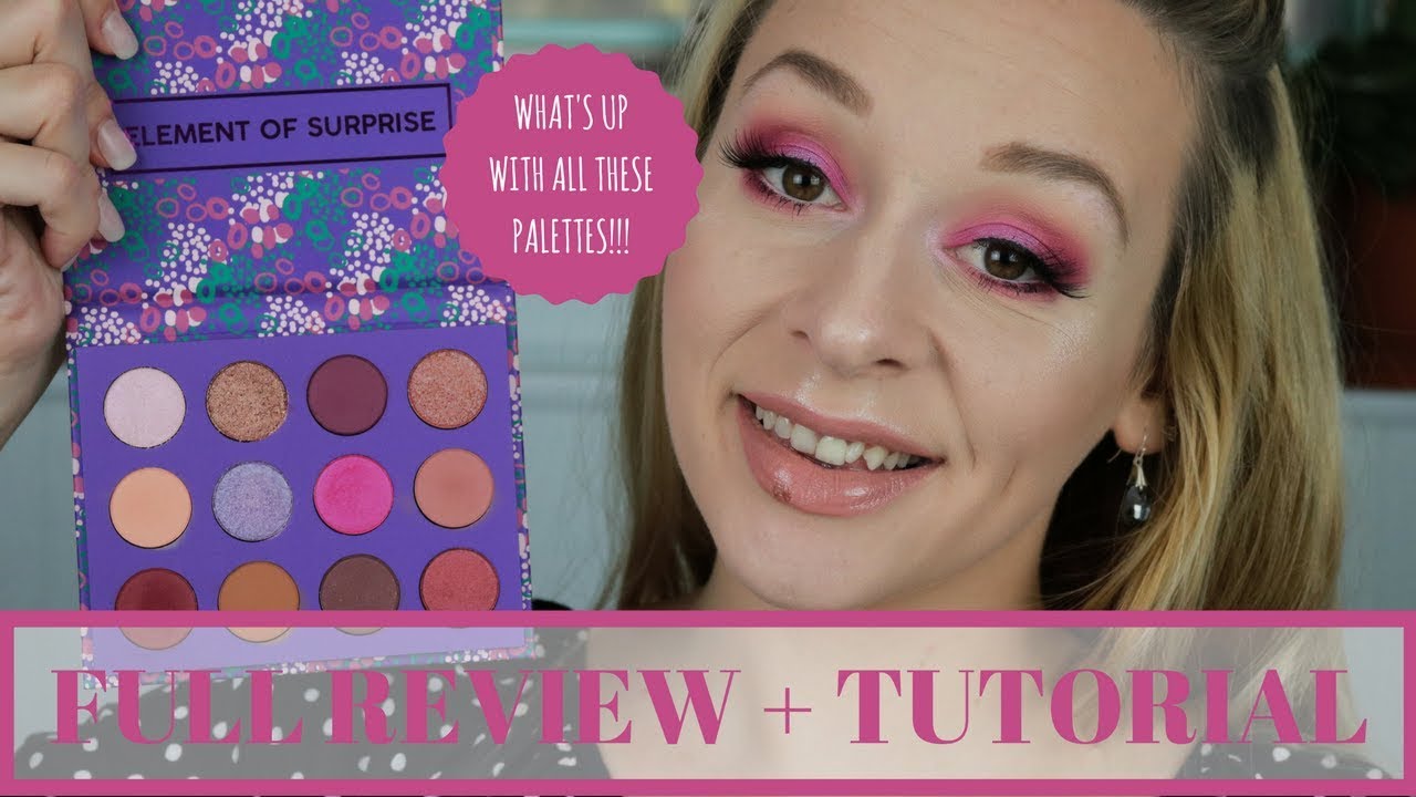 NEW COLOURPOP ELEMENT OF SURPRISE PALETTE - FULL REVIEW/SWATCHES ...
