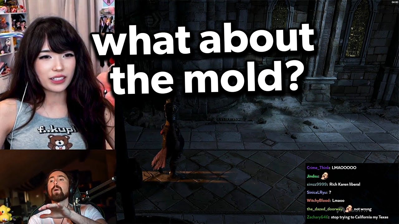 Emiru finally confronts Asmongold over His Degenerate Lifestyle - YouTube