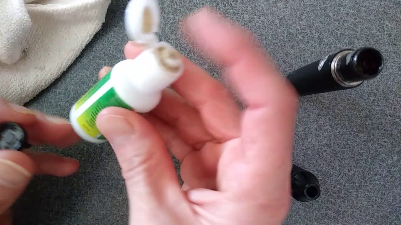 Cleaning Vape Pen with Hemp Hand Cleaner - YouTube
