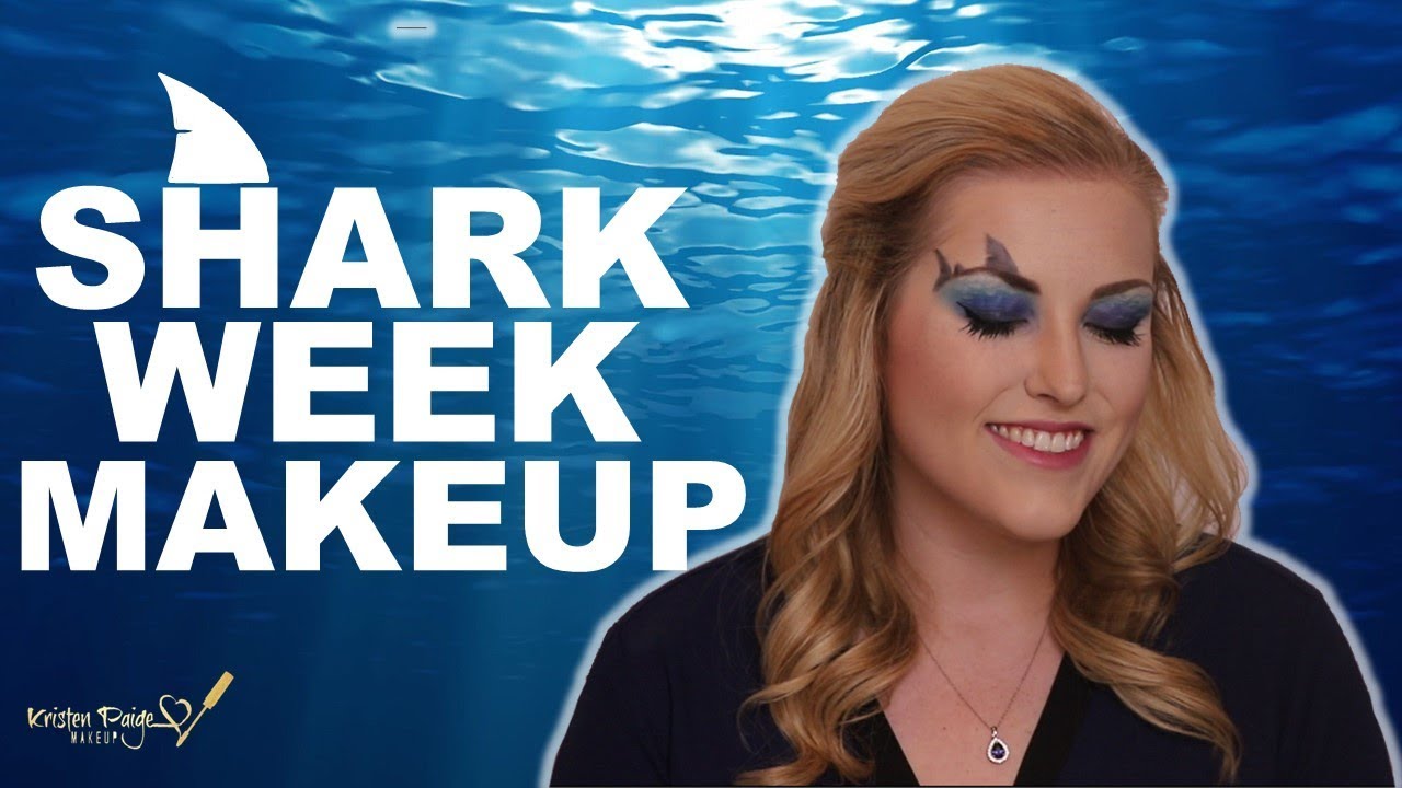 Shark Week Makeup Tutorial 2019 - YouTube