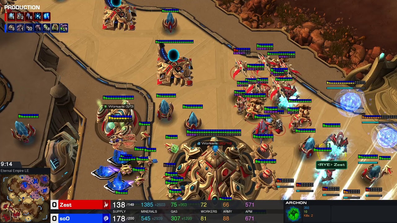 Two Titans of Korea. SC2: Zest (P) vs Soo (Z) - YouTube