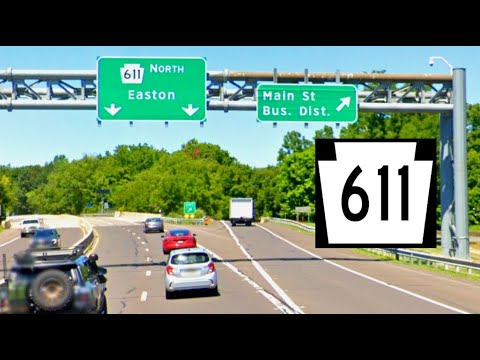 (4) PA 611: Driving the DOYLESTOWN BYPASS | SPLIT SCREEN | 4K (N) - YouTube