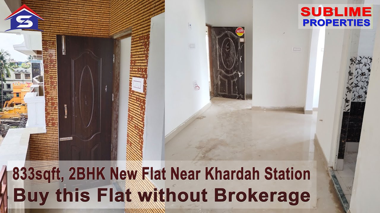 Khardah | 2BHK 833sqft SOLD | Only 25.59 Lakhs | New Flat in Khardah ...
