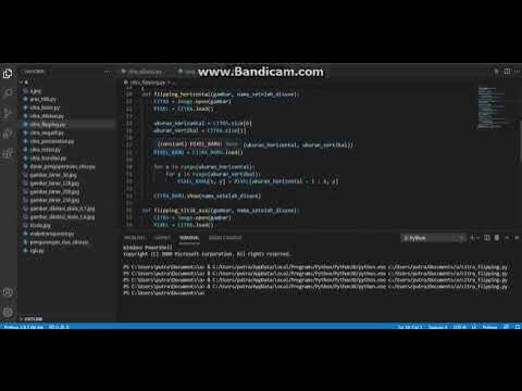 Cara Flipping Images Menggunakan Python - YouTube