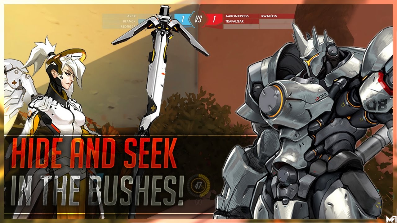 Hide and Seek in the Bushes - Rein Vs Mercy - Overwatch - Mercy and ...