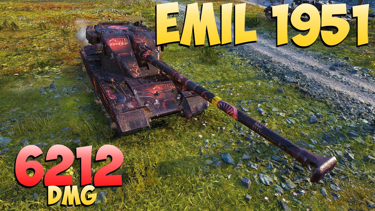 Emil 1951 - 7 Kills 6.2K DMG - Confident! - World Of Tanks - YouTube