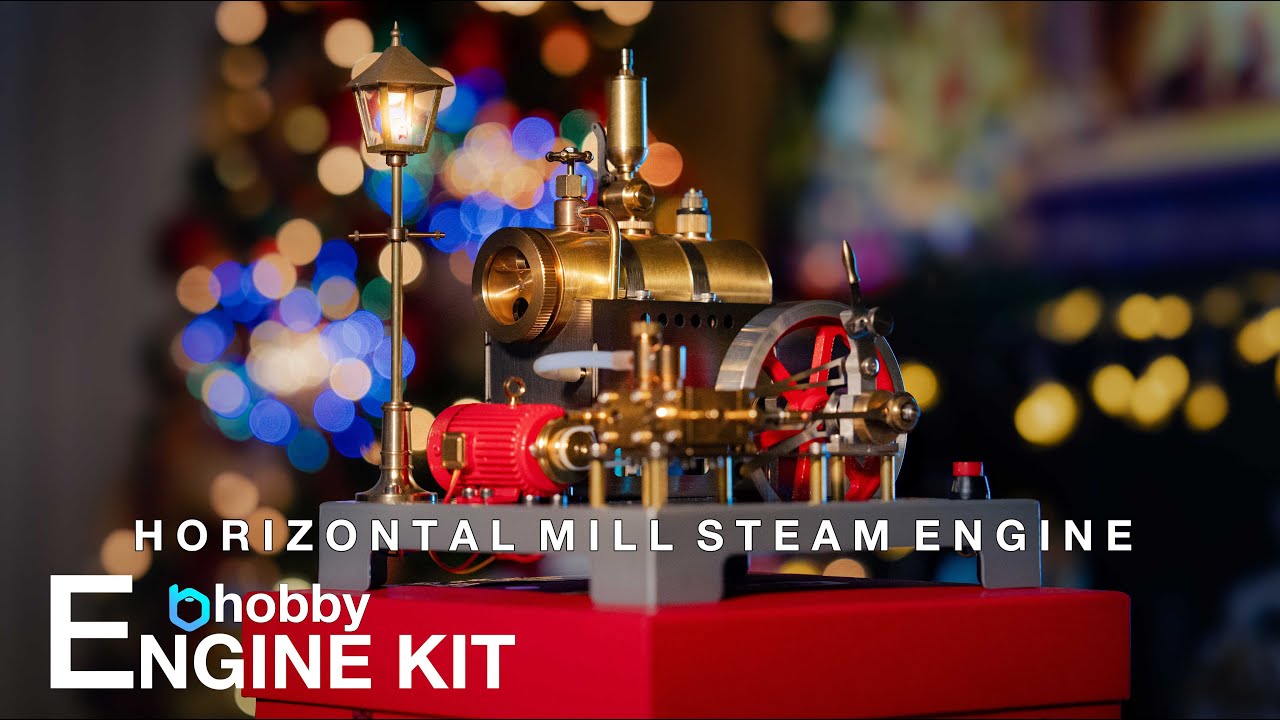 Retrol Christmas Steam Engine Kit | Speed Build | Stirlingkit - YouTube