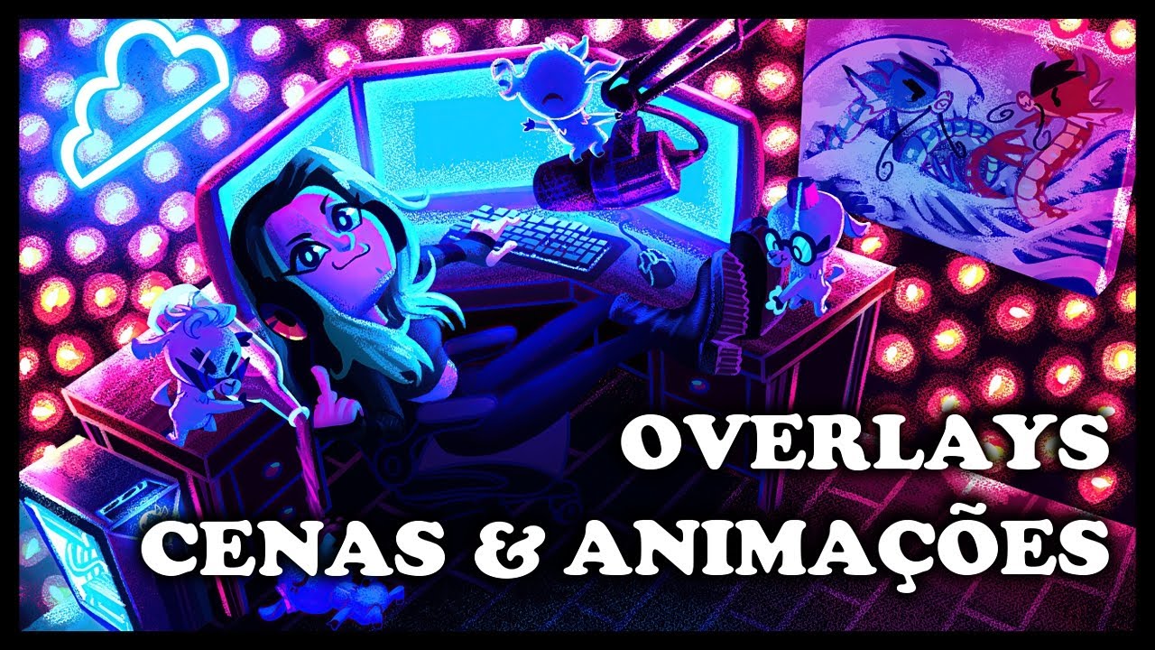 20 OVERLAYS, CENAS E ANIMAÇÕES PARA LIVES TOTALMENTE ALEATÓRIOS - YouTube