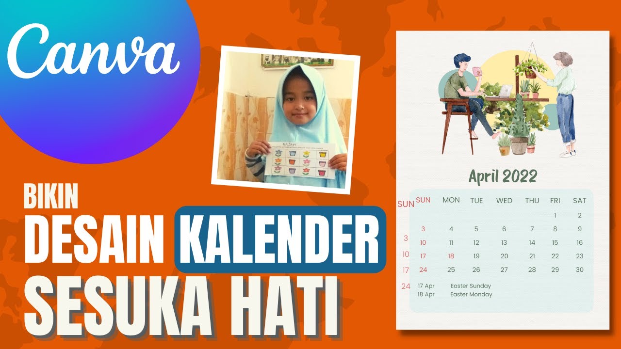 Cara Mudah Membuat Desain Kalender di Canva - Ratusan Template! - YouTube