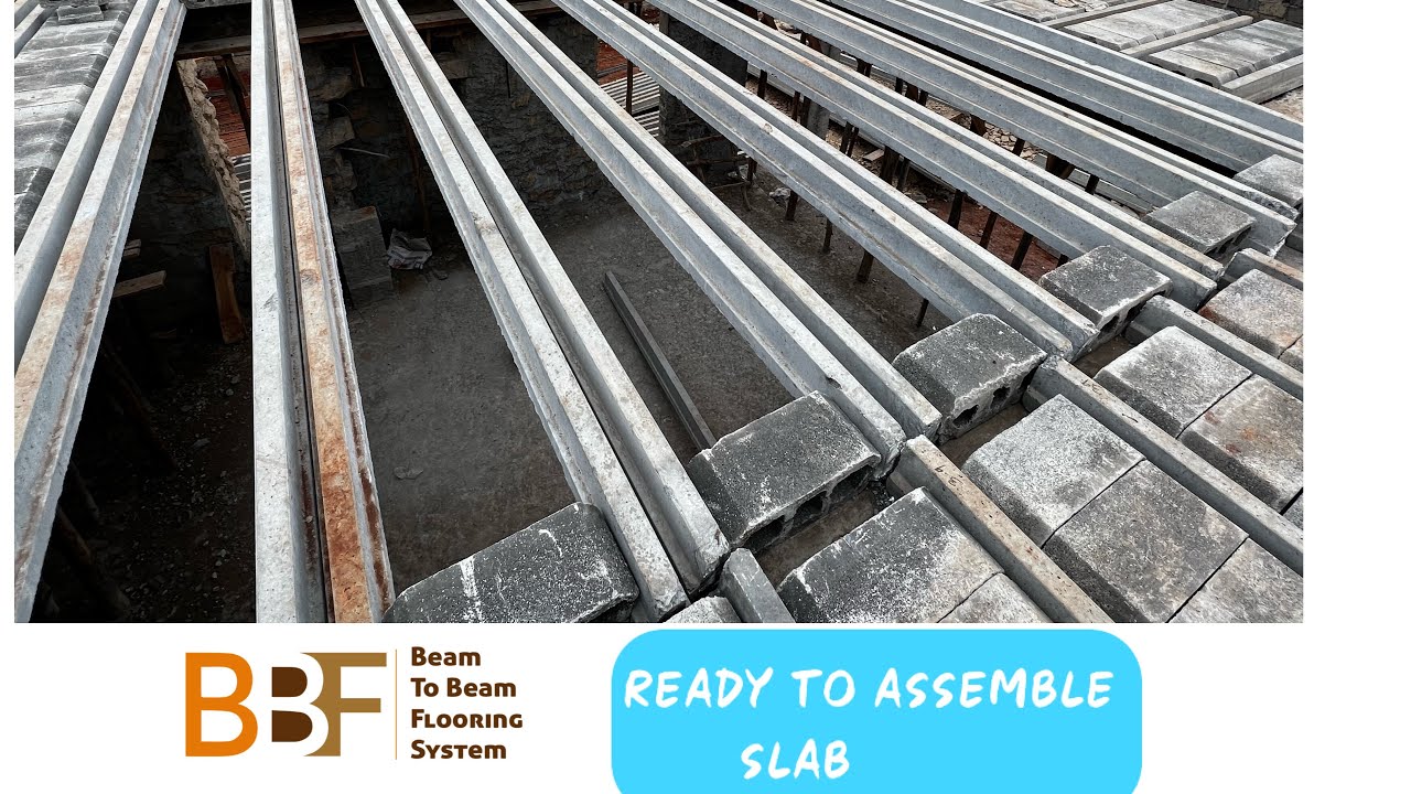 Production of Ready to assemble slab and installation Procedure - YouTube