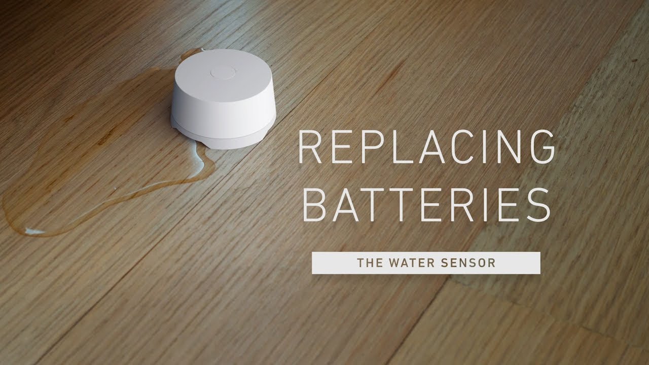 How To Replace Water Sensor Battery - YouTube