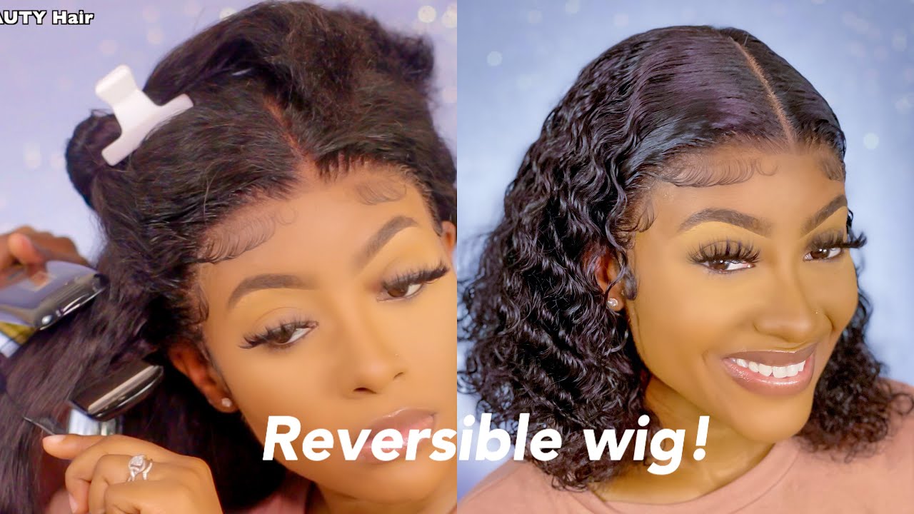 😱WHAT WIG ⁉️ YOU CAN WEAR IT SWIMMING!!! 😍Straight to Curly ft ...