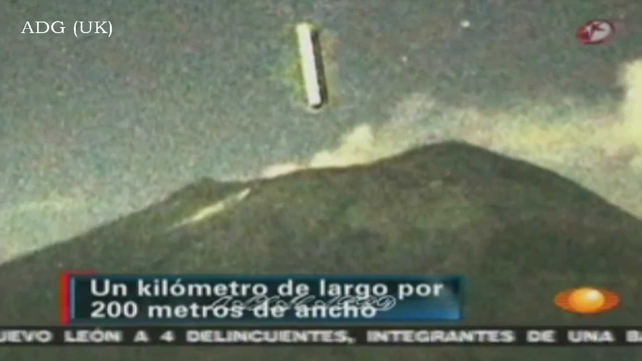 Incredible UFO Flies Into Volcano 2012 HD - YouTube