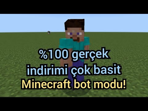 minecraft bedrock bot modu nasıl indirilir %100 gerçek! çok basit - YouTube