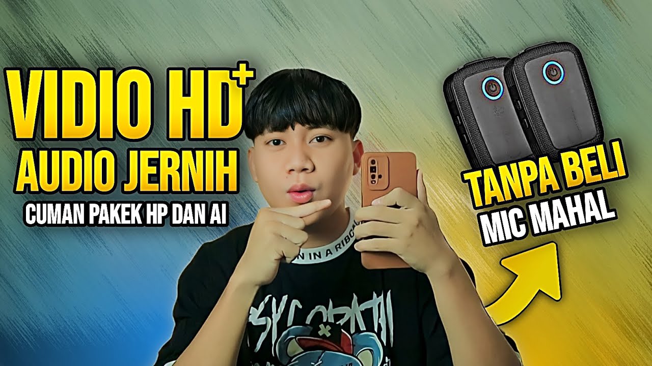 Audio Jernih dan profesional CUMA Pake HP !! - rahasia suara jernih saat rekaman - YouTube