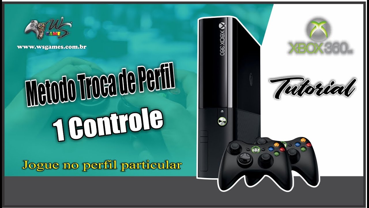 METODO TROCA DE PERFIL 1 CONTROLE XBOX 360 - YouTube