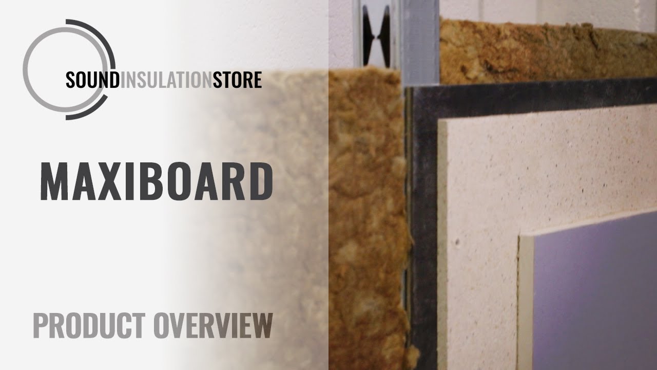 Maxiboard - Acoustic Building Board - YouTube