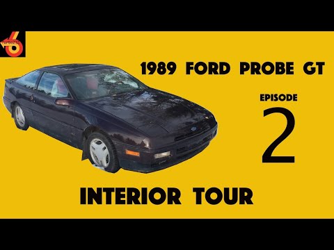 Interior Tour of the 1989 Ford Probe GT - P2