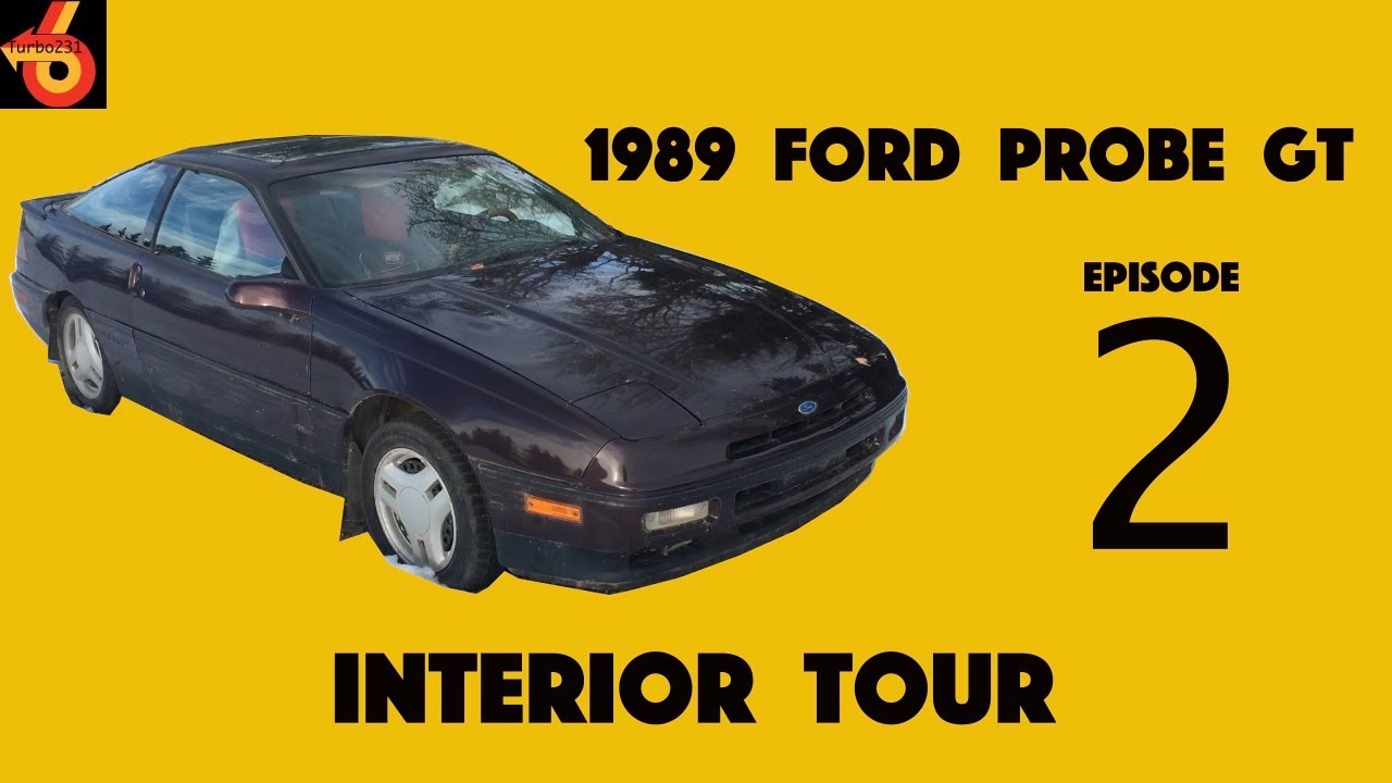 Interior Tour of the 1989 Ford Probe GT - P2 - YouTube
