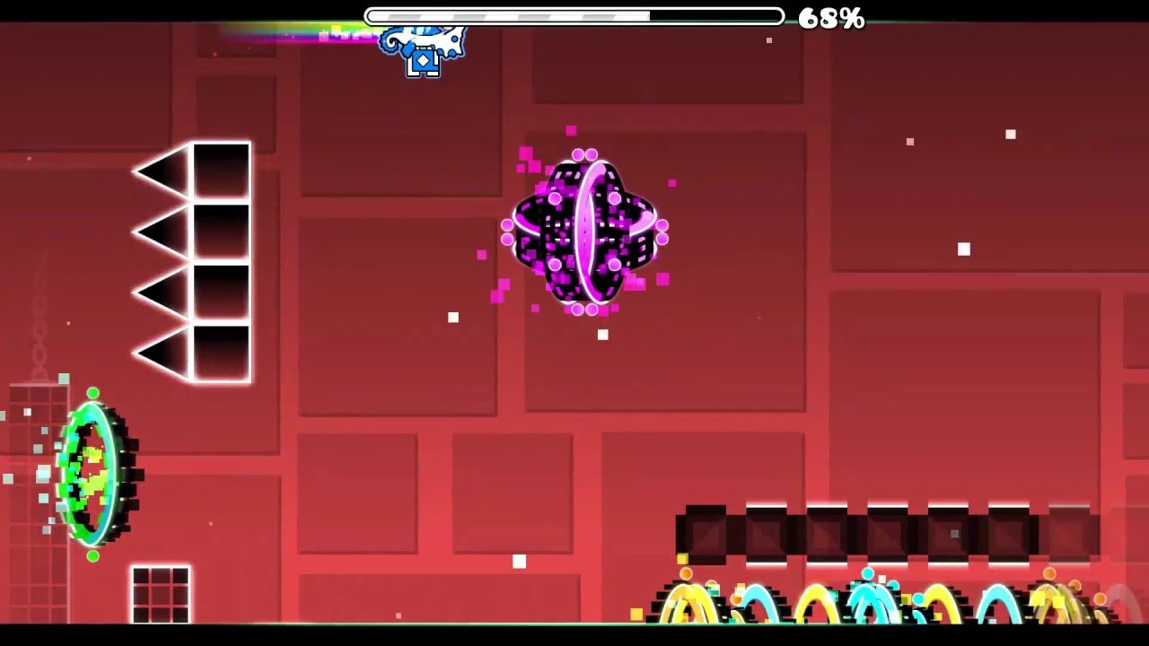 Geometry dash - Cycles v2 [Demon] - Secret way (By -) - YouTube