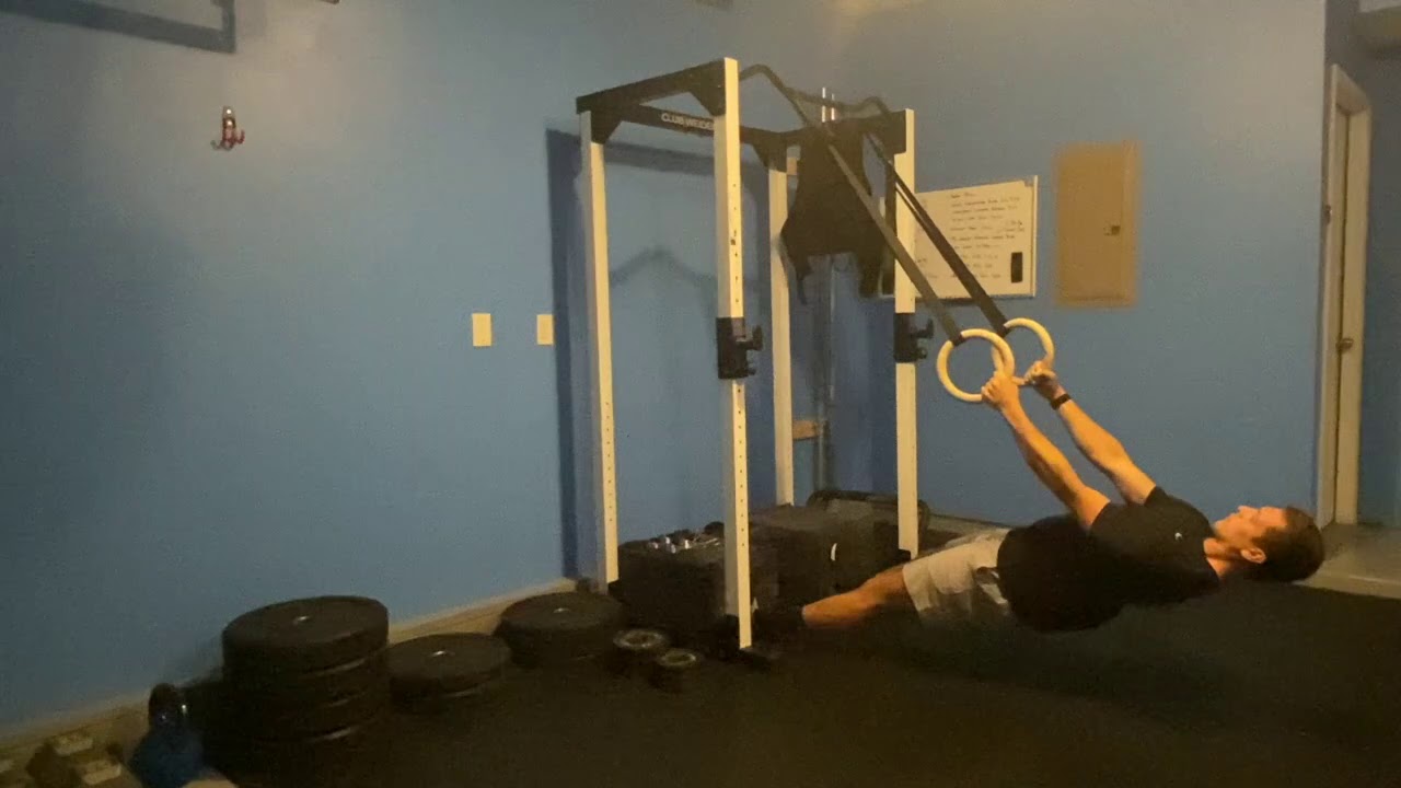 Suspension Inverted Row Low - YouTube