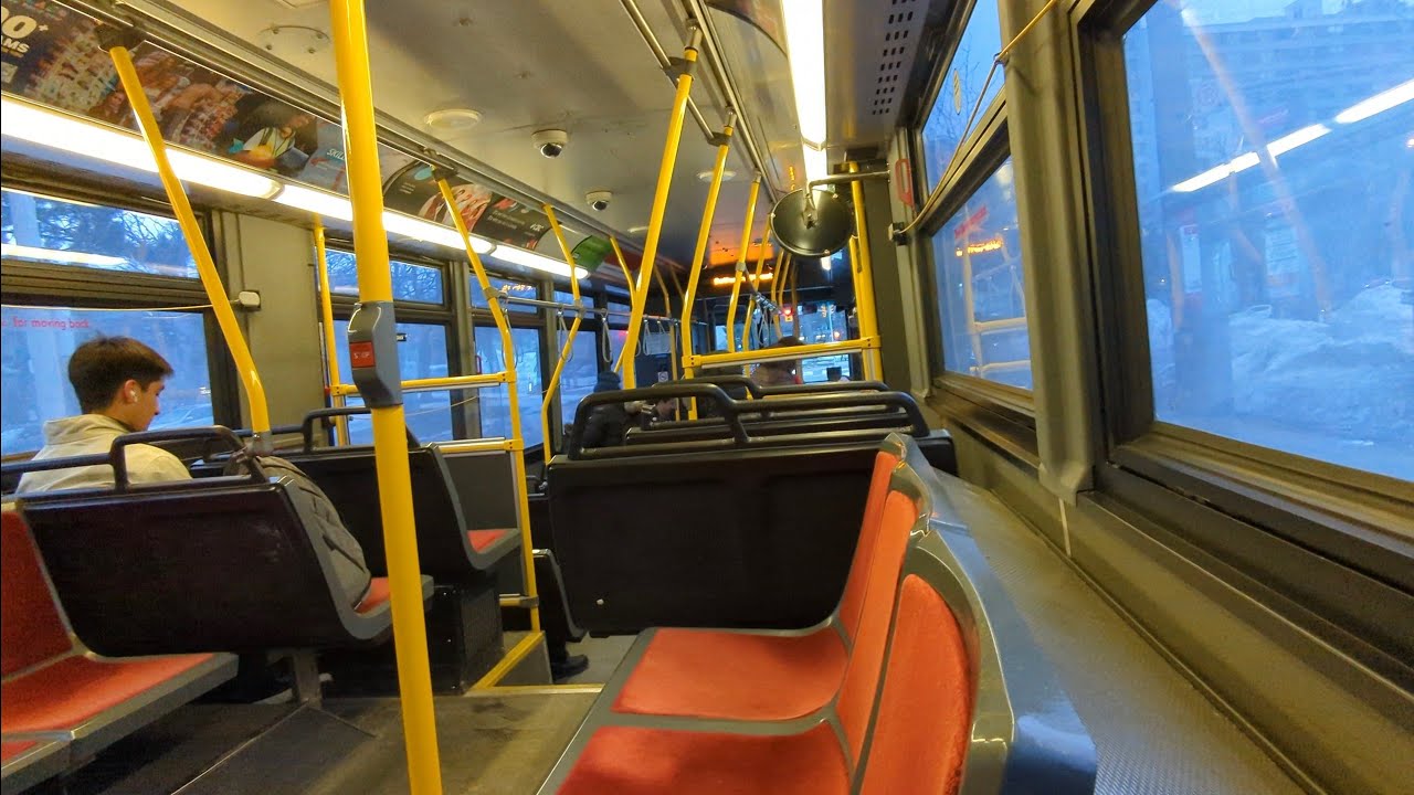 TTC Route 7 Bus Ride on Bathurst Street From Greenwin Village Rd to ...