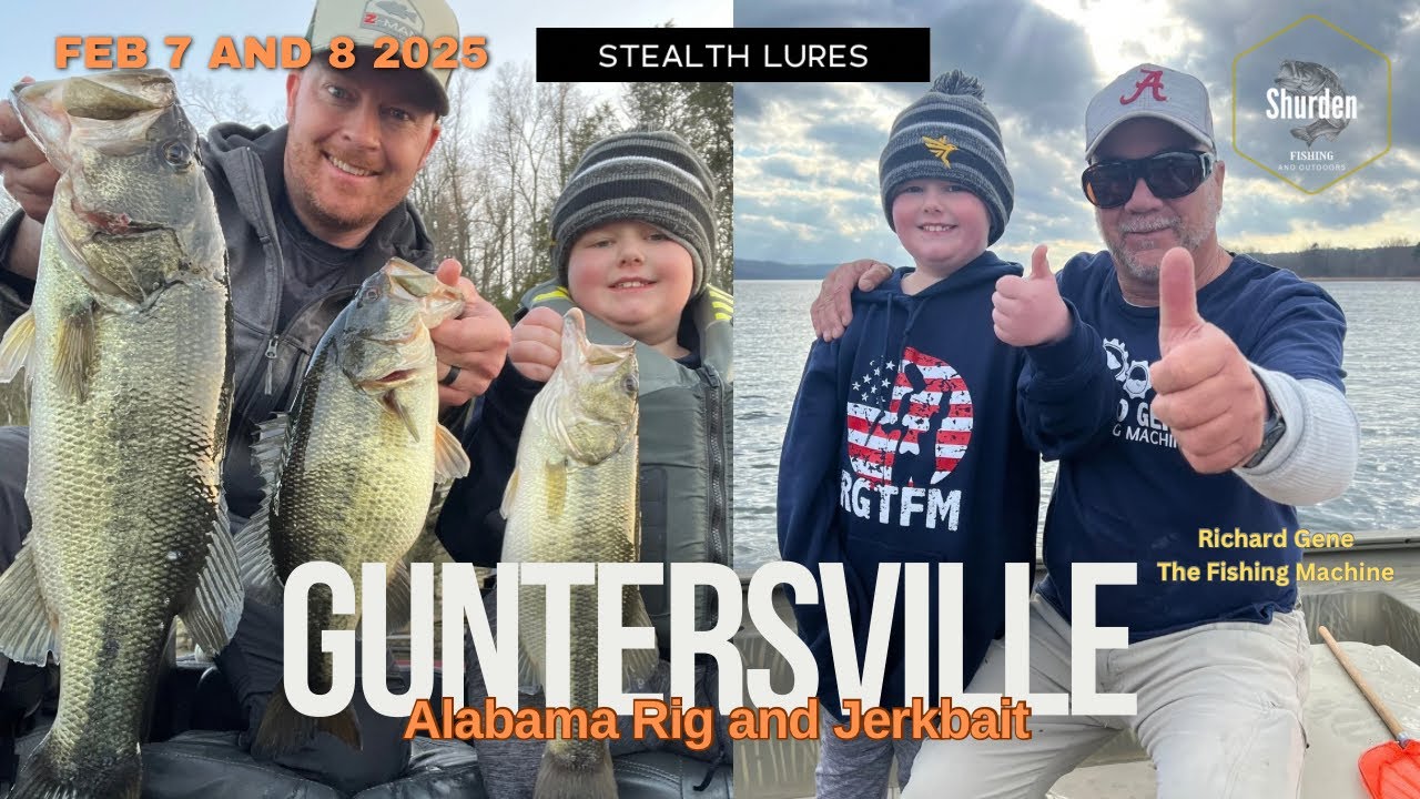 February Alabama Rig & Jerkbait Bass Fishing - We met Richard Gene The ...