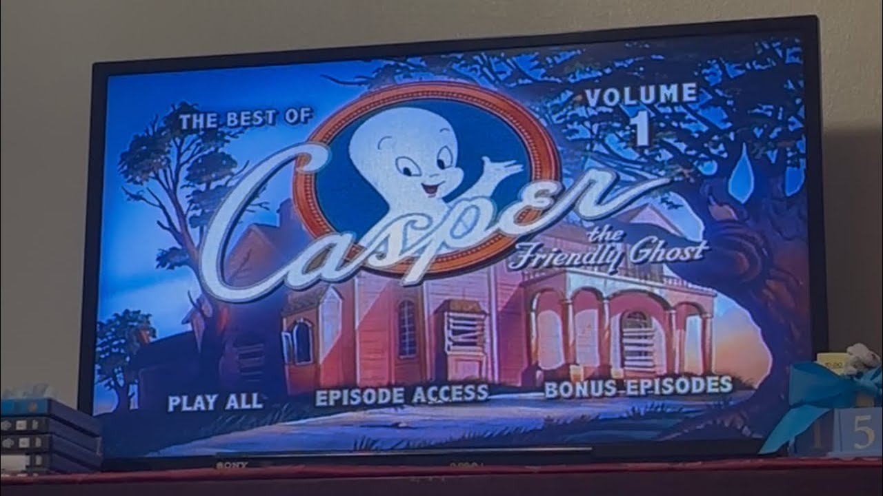 Best of Animated Casper Volume 1 DVD Menu Walkthrough 10/16 #casper # ...