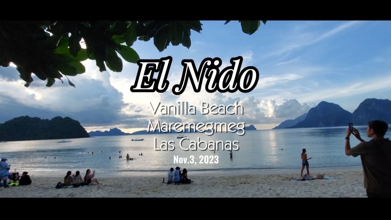 Sunset in Vanilla beach El Nido (maremegmeg, las cabanas resort) 11-3 ...