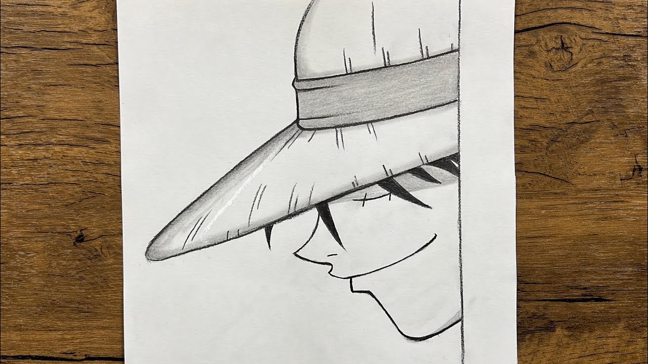 Easy Monkey D. Luffy drawing | How to draw luffy step-by-step - YouTube