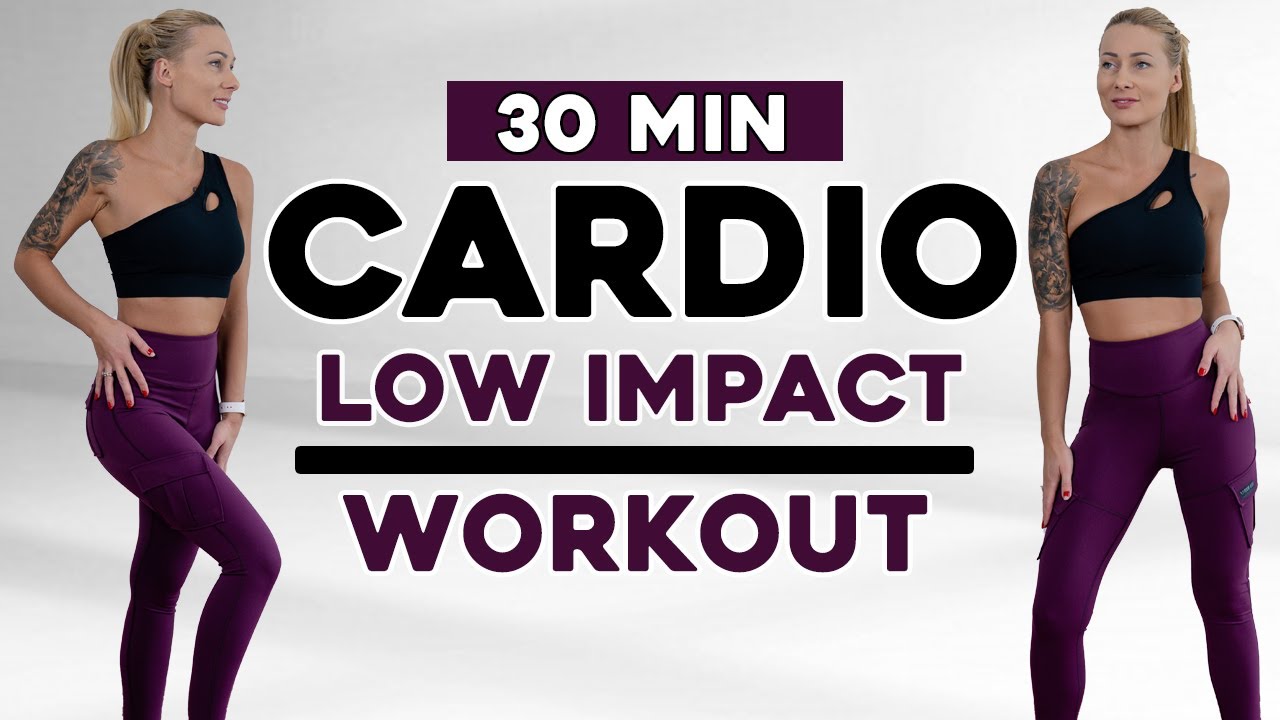 30 Min CARDIO WORKOUT at Home | Low Impact Steady State | Liss Workout ...