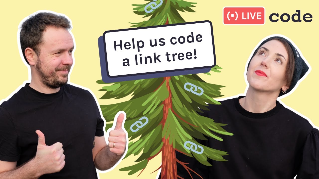 Live-code a link tree with us | JavaScript, CSS, HTML - YouTube