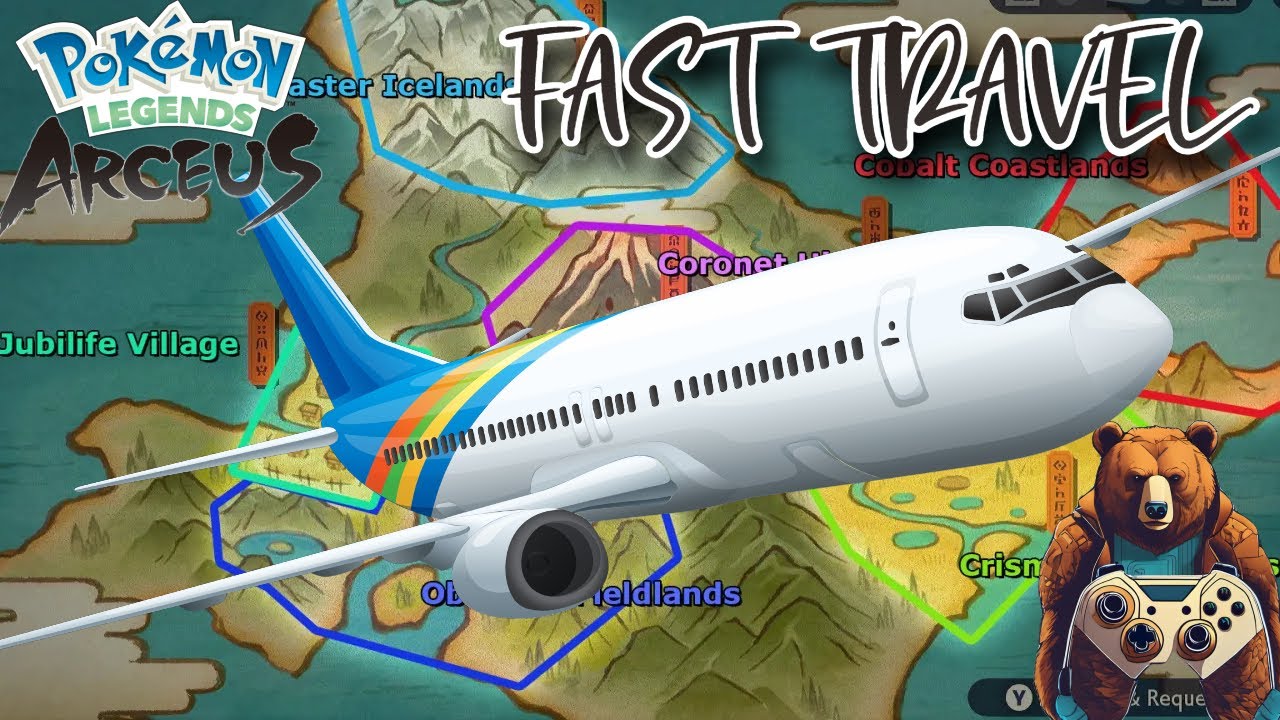 How to Fast Travel in Pokemon Legends: Arceus - YouTube