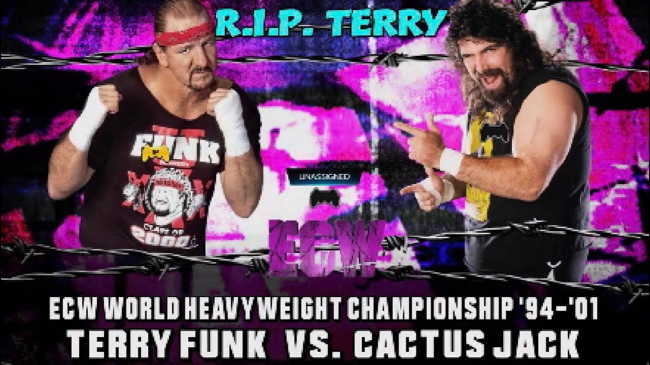 WWE 2K23 Terry Funk vs. Cactus Jack Extreme Rules - YouTube