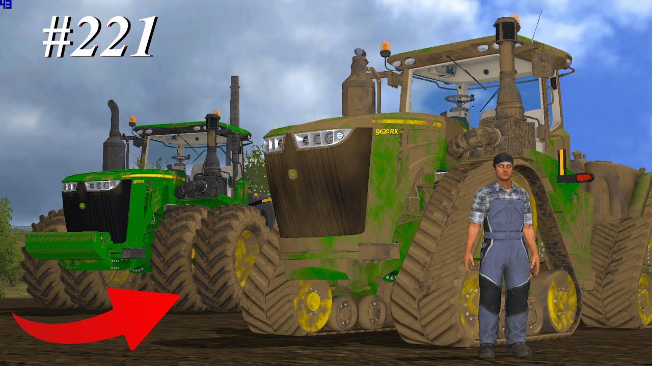 Am DISCUIT cu : John Deere 9570R ! [FS17/Roleplay/221] - YouTube