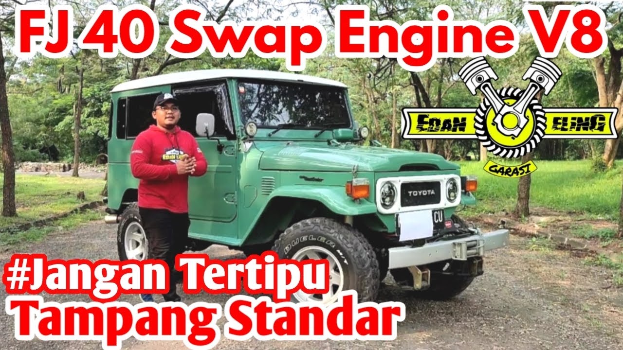 Toyota Land Cruiser FJ 40 Modifikasi || Swap Engine 1UZ-FE Automatic ...