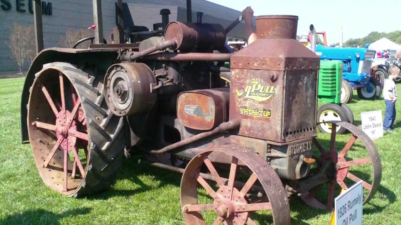 1926 Rumely Tractor running - YouTube