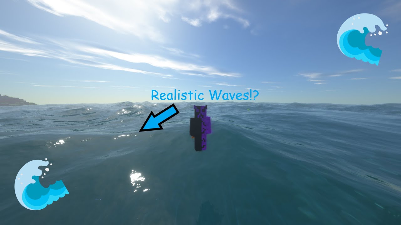 Minecraft now has REALISTIC OCEAN Physics!? - YouTube